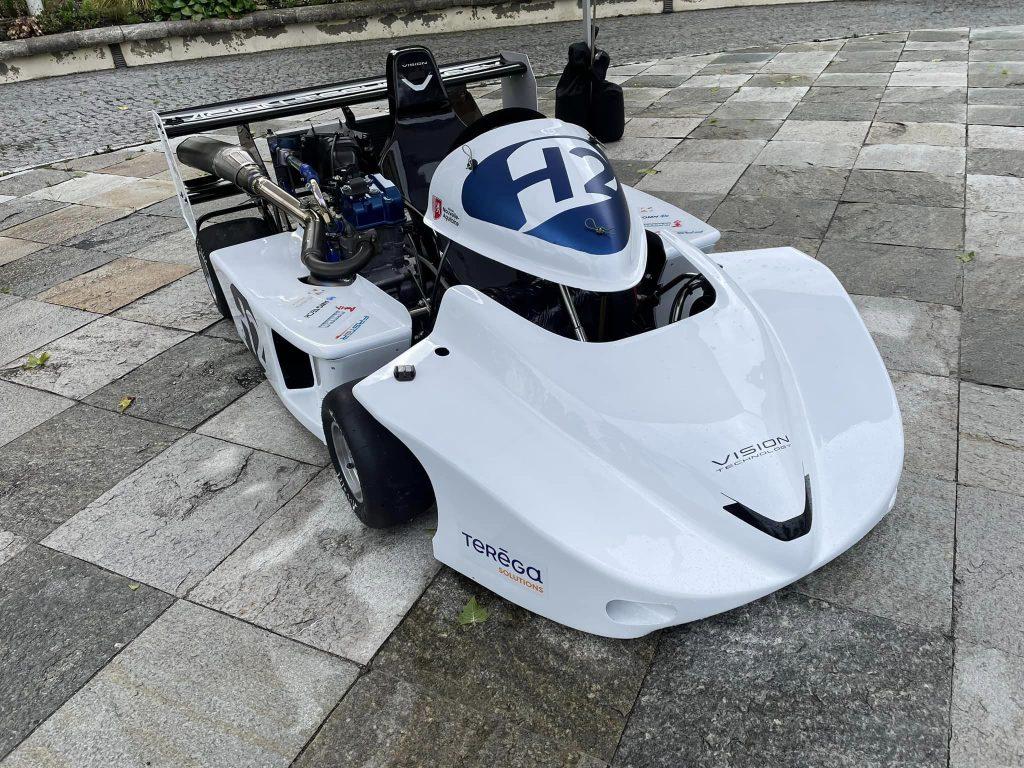 Le kart à moteur hydrogène de Vision Technology de retour à Pau