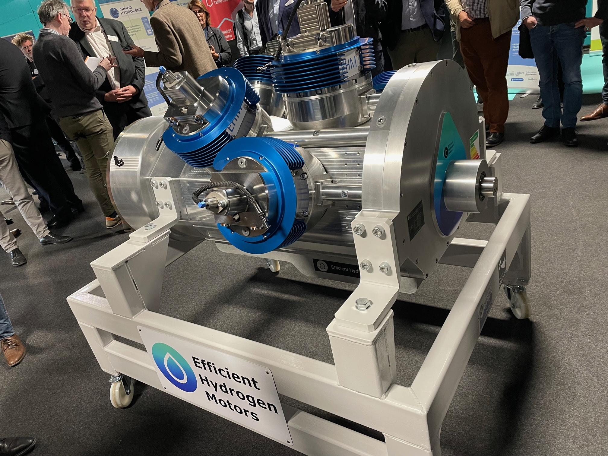 EHM unveiled its hydrogen engine as part of the BrittanHy Day - H2Today