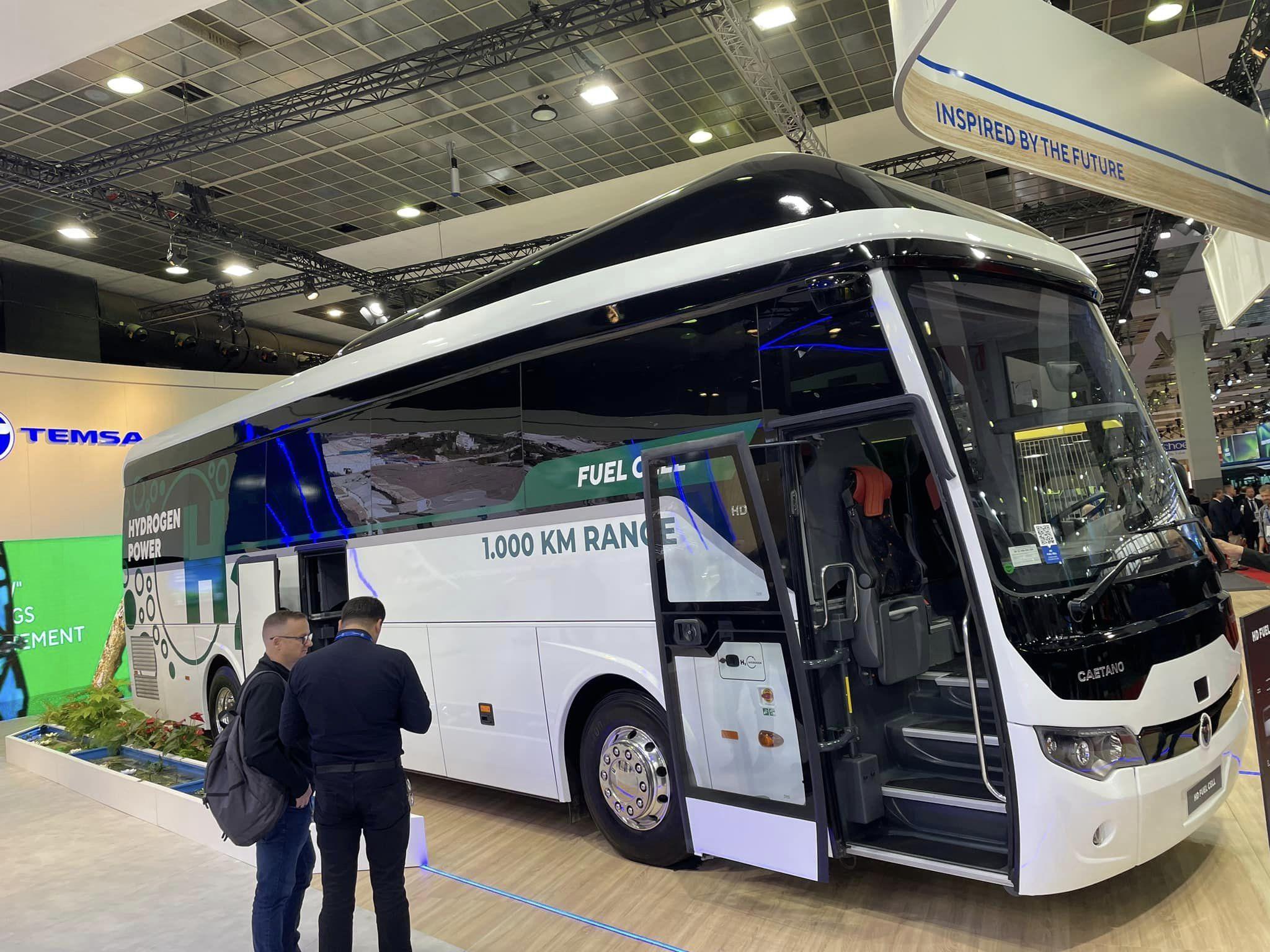Hydrogen buses are all over Busworld 2023 - H2Today