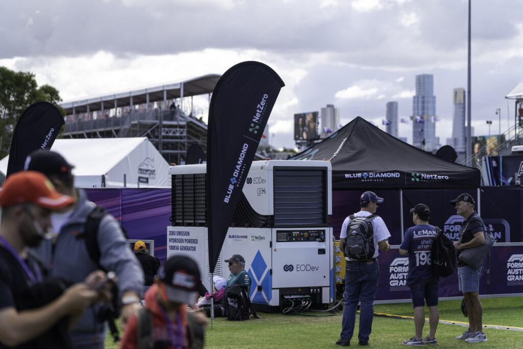 EODev generators back at the Australian F1 Grand Prix - H2Today