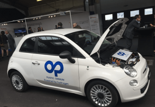 Une Fiat 500 à hydrogène présentée par Plastic Omnium - H2Today